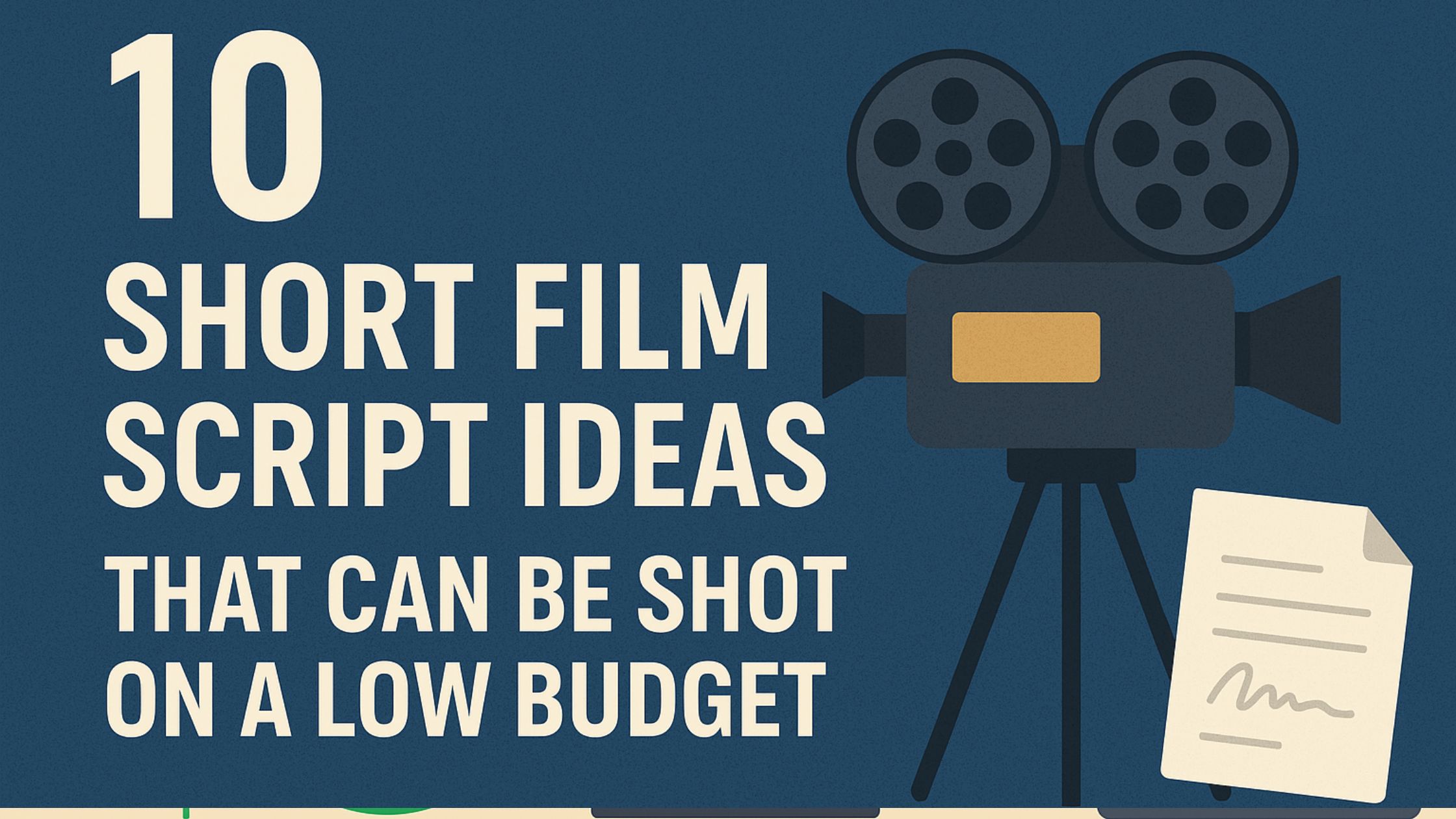 10 Short Film Script Ideas That Can Be Shot on a Low Budget - iWay Thrills