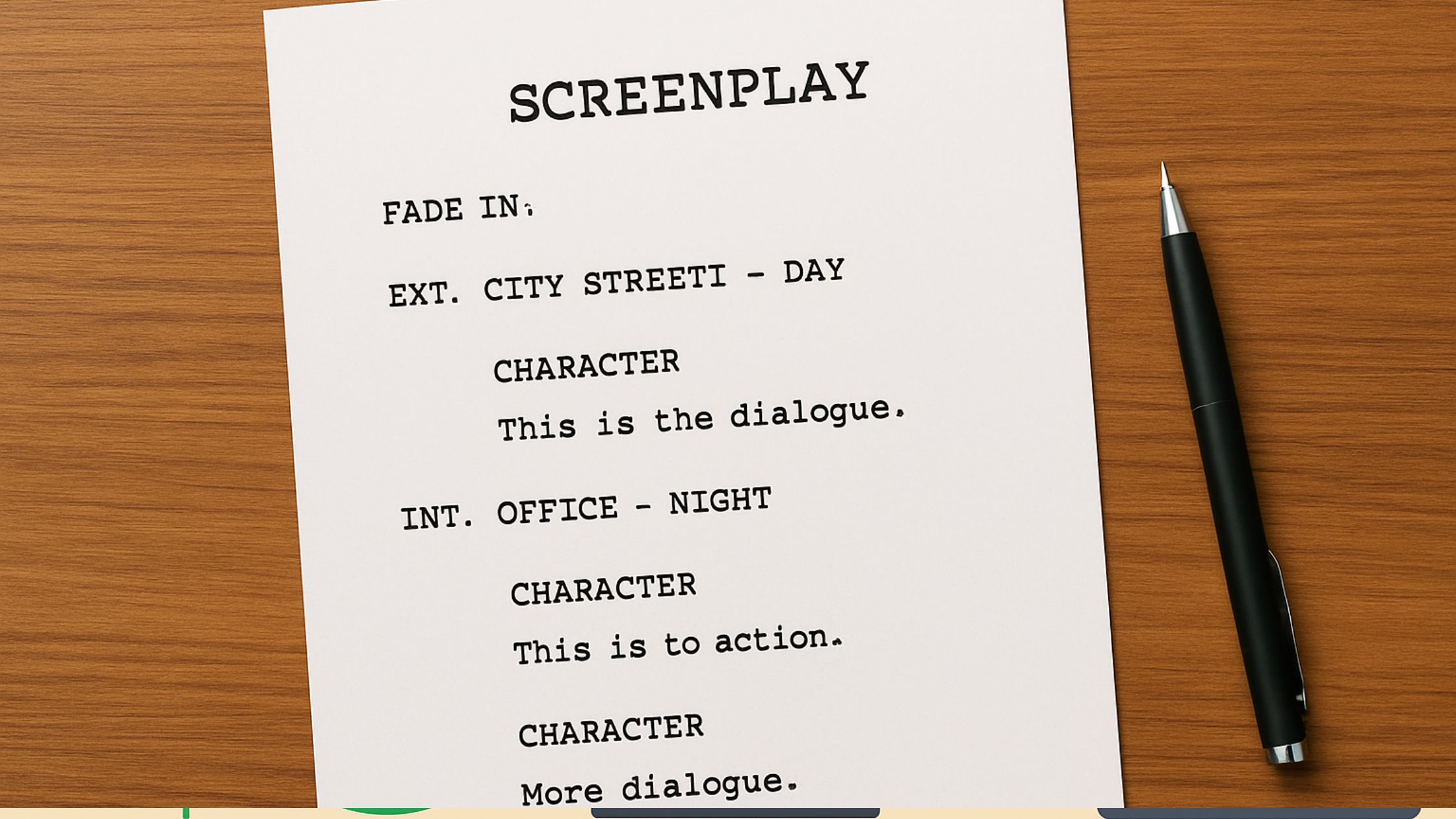 Screenplay Format 101: Write Like a Pro with This Free Template - iWay ...